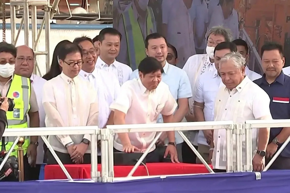 Marcos attends launch of tunnel boring machine for Metro Manila subway ...