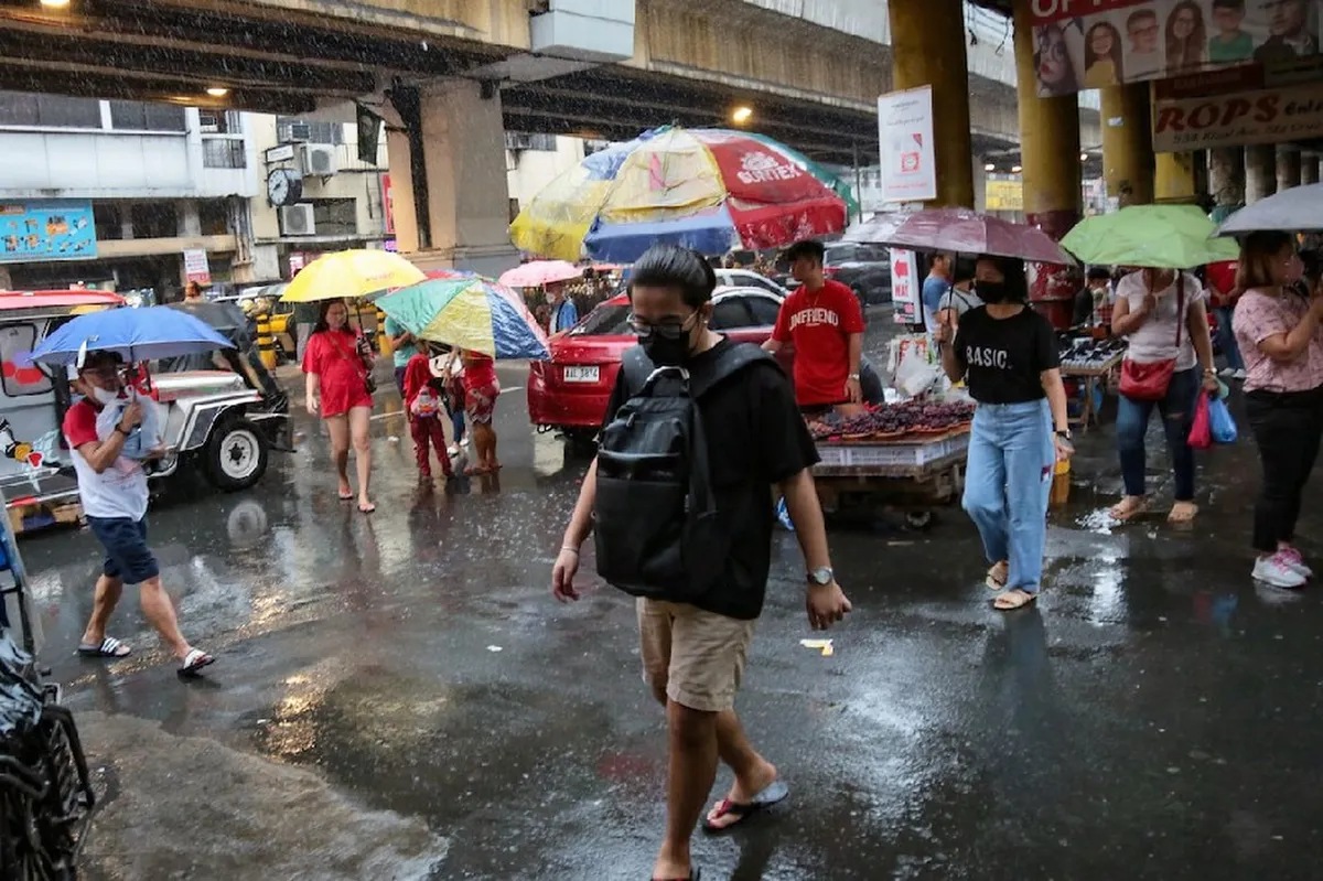 Rainy weather in large parts of PH due to low pressure area | ABS-CBN News