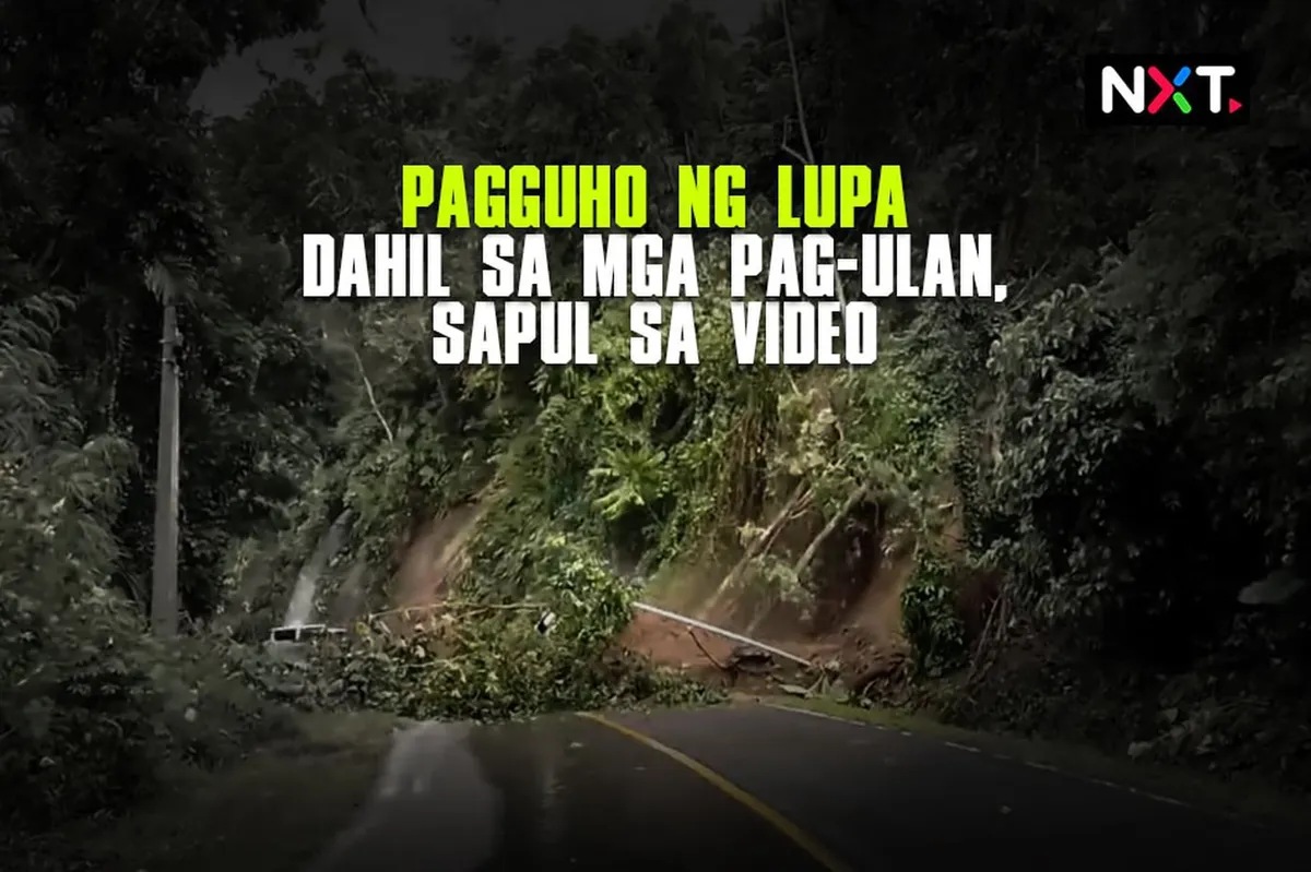 Pagguho ng lupa dahil sa mga pag-ulan, sapul sa video | ABS-CBN News Pagguho ng lupa dahil sa mga pag-ulan, sapul sa video | ABS-CBN News
