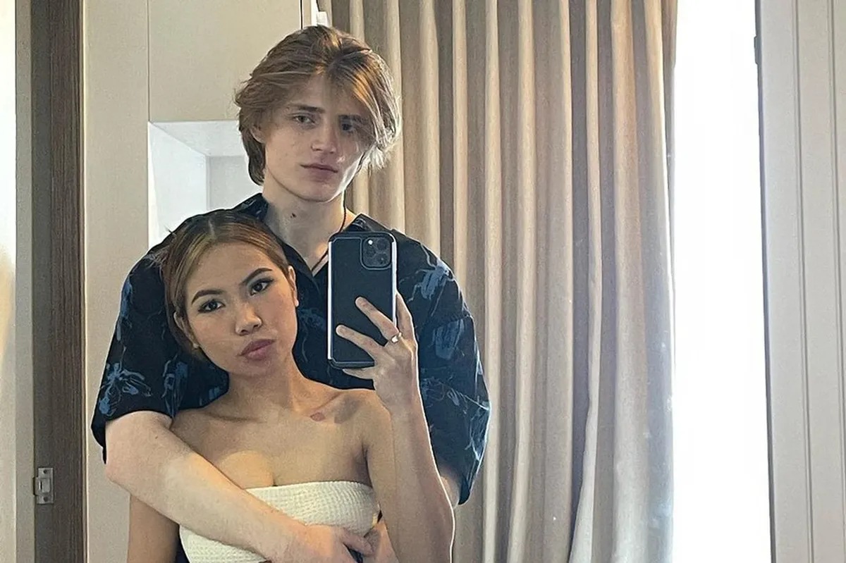 LOOK: Lie Reposposa reunites with British boyfriend | ABS-CBN Entertainment