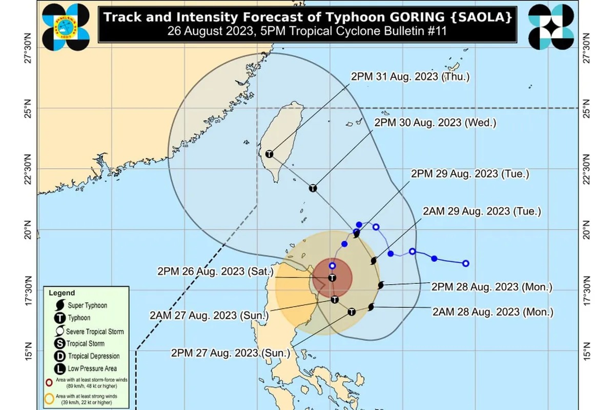 More areas under typhoon signals as Goring intensifies | ABS-CBN News