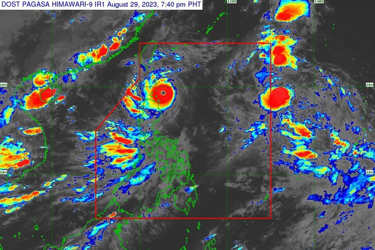 Typhoon Goring intensifies slightly; landfall over Babuyan Island ...