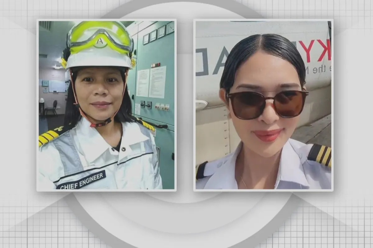 Babaeng piloto, marino pinatunayan ang galing ng kababaihan | ABS-CBN ...