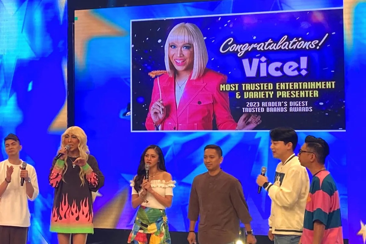 Vice Ganda grateful for being named most trusted entertainment ...