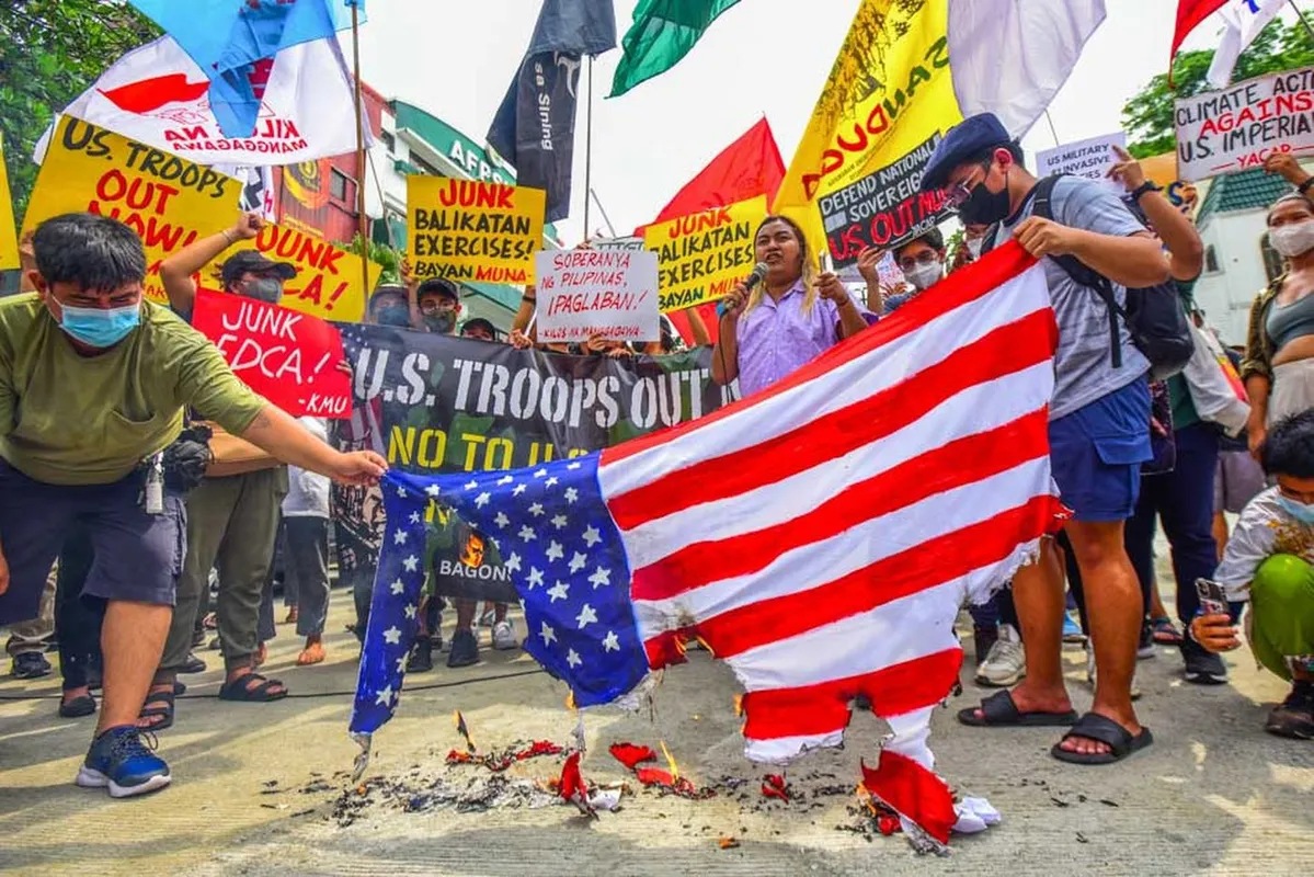 Groups protest ‘Balikatan Exercises 2023’ | ABS-CBN News