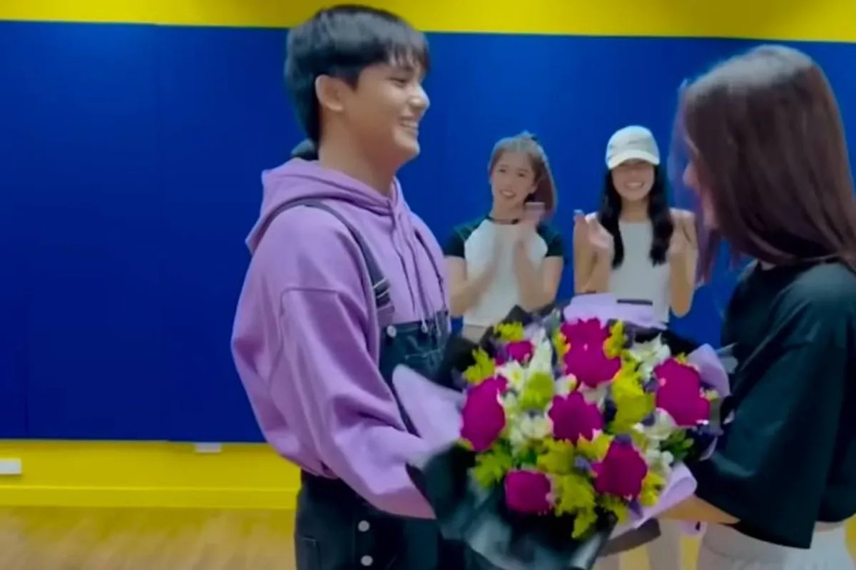 WATCH: Dustine Mayores asks BINI's Sheena to Star Magical Prom | ABS ...