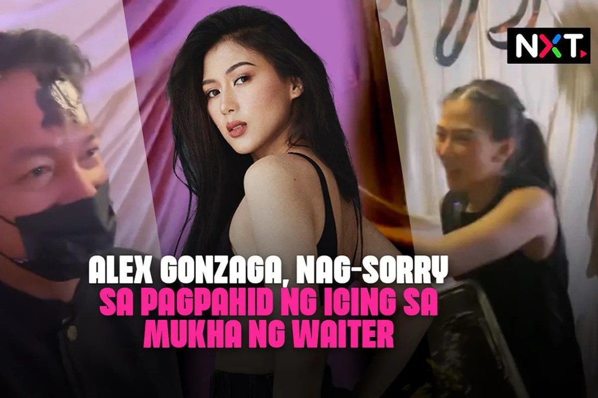 Alex Gonzaga, nag-sorry sa pagpahid ng icing sa mukha ng waiter | ABS ...
