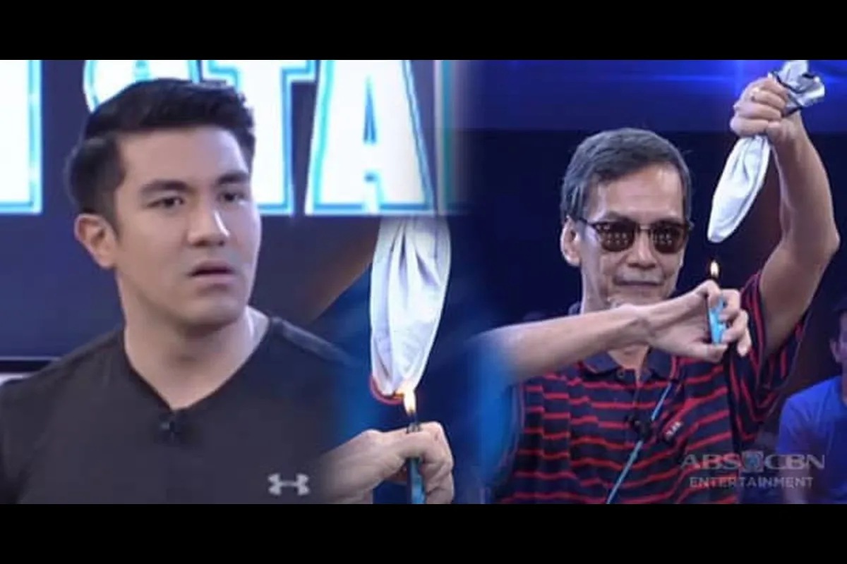 Minute To Win It: Brod Pete, sinunog ang panyo ni Luis | Triple Pong ...