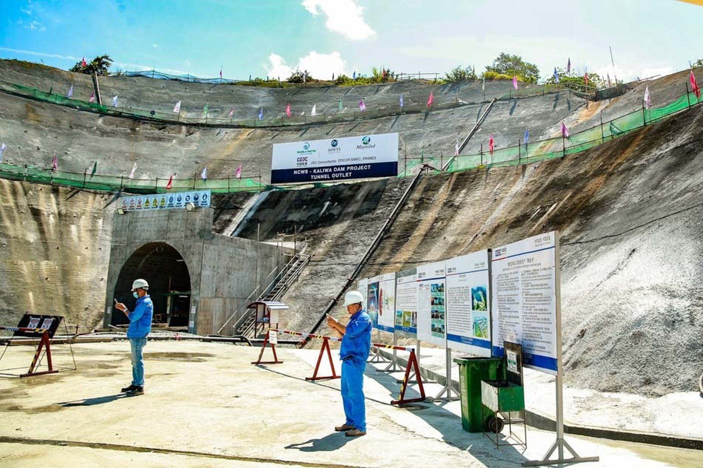 LOOK: Ongoing construction of Kaliwa Dam Project-Tunnel Outlet Portal | ABS-CBN News