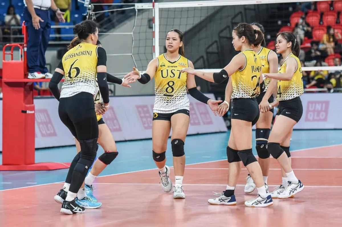 UAAP: UST Tigresses remain tied for 2nd after surviving Ateneo | ABS ...