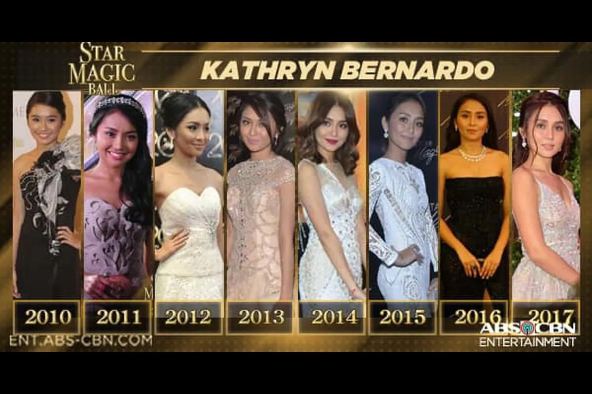 THROWBACK: How Kathryn Bernardo slayed the red carpet of the Star Magic ...