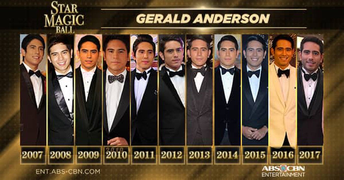 THROWBACK: Gerald Anderson’s classic, princely looks in the Star Magic Ball | ABS-CBN Entertainment