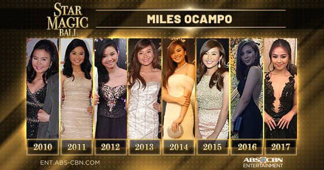 THROWBACK: The fascinating Star Magic Ball looks of Miles Ocampo | ABS ...