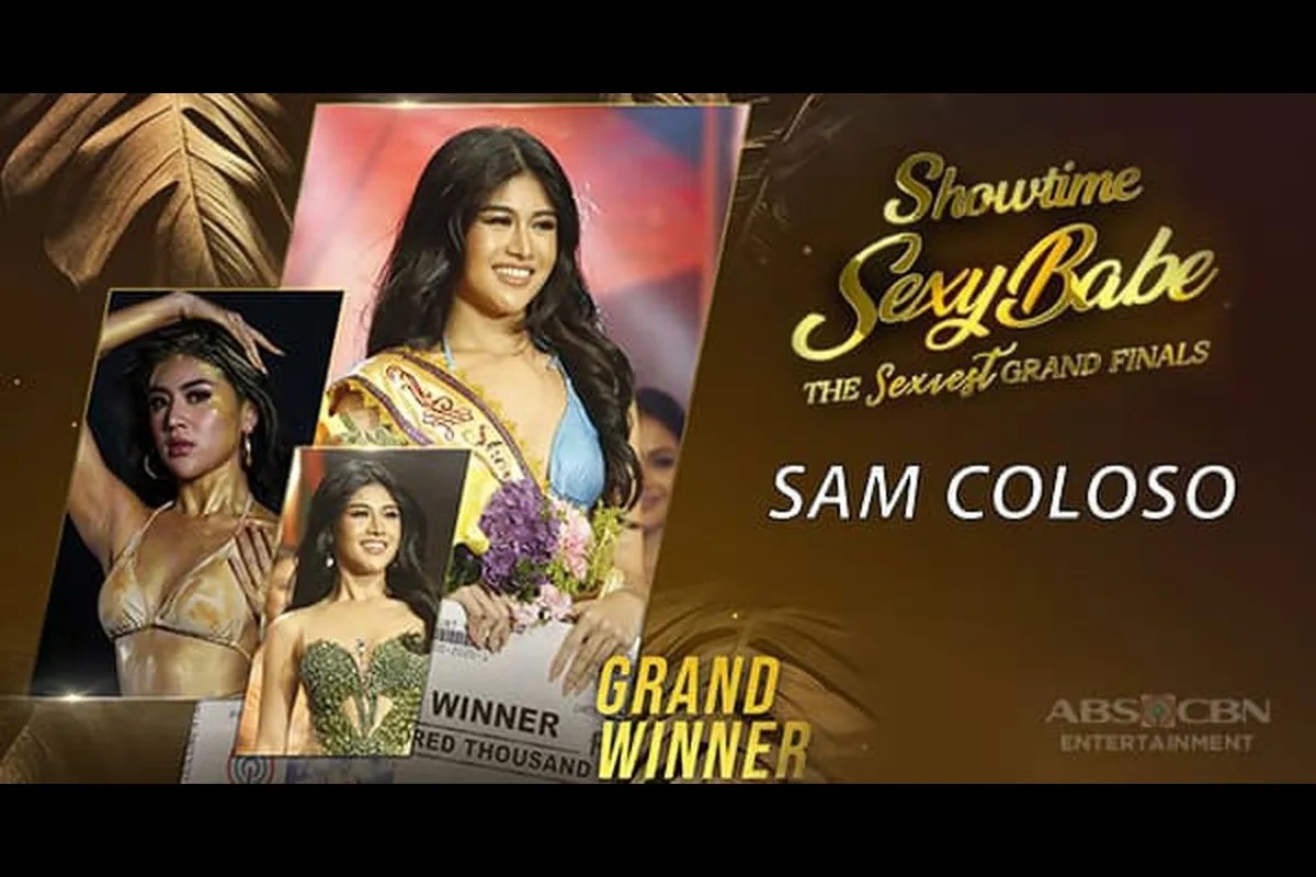 Sam Coloso crowned as first “Showtime Sexy Babe” grand winner | ABS-CBN ...