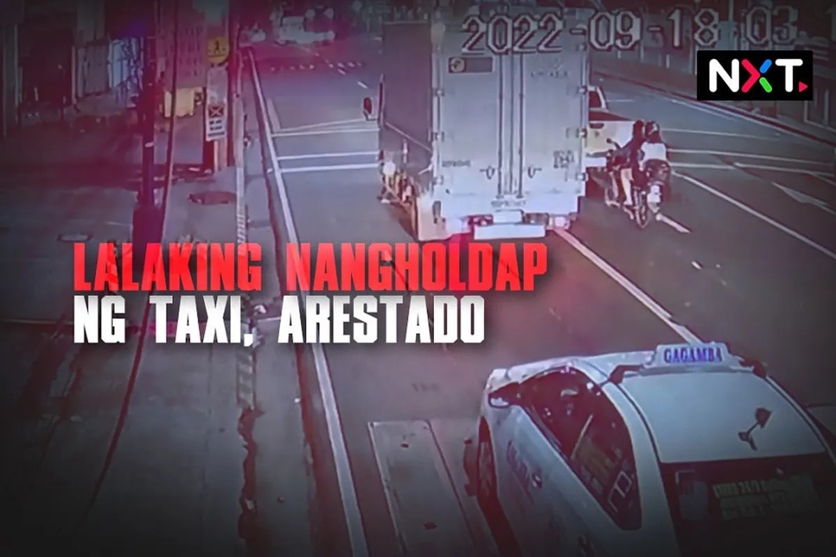 Lalaking nangholdap ng taxi, arestado | ABS-CBN News Lalaking nangholdap ng taxi, arestado | ABS-CBN News