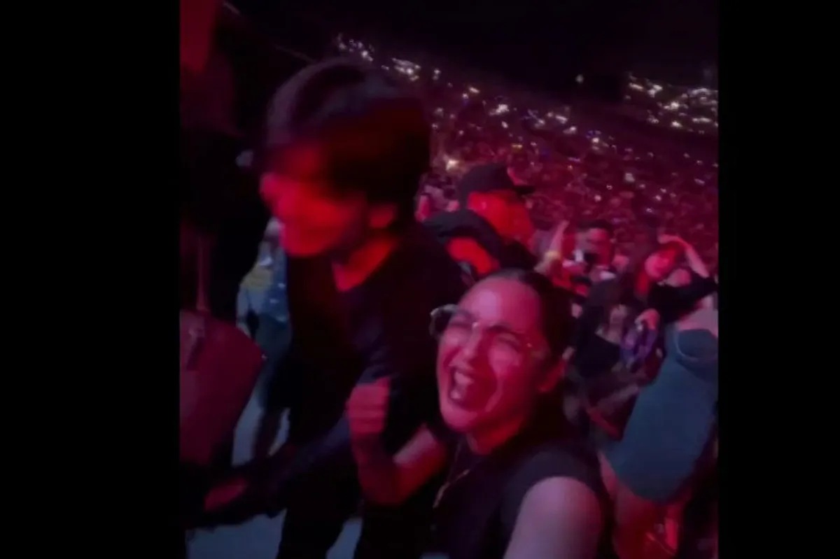 Andrea Brillantes, Adie spotted na magkasama sa concert ni Bruno Mars ...