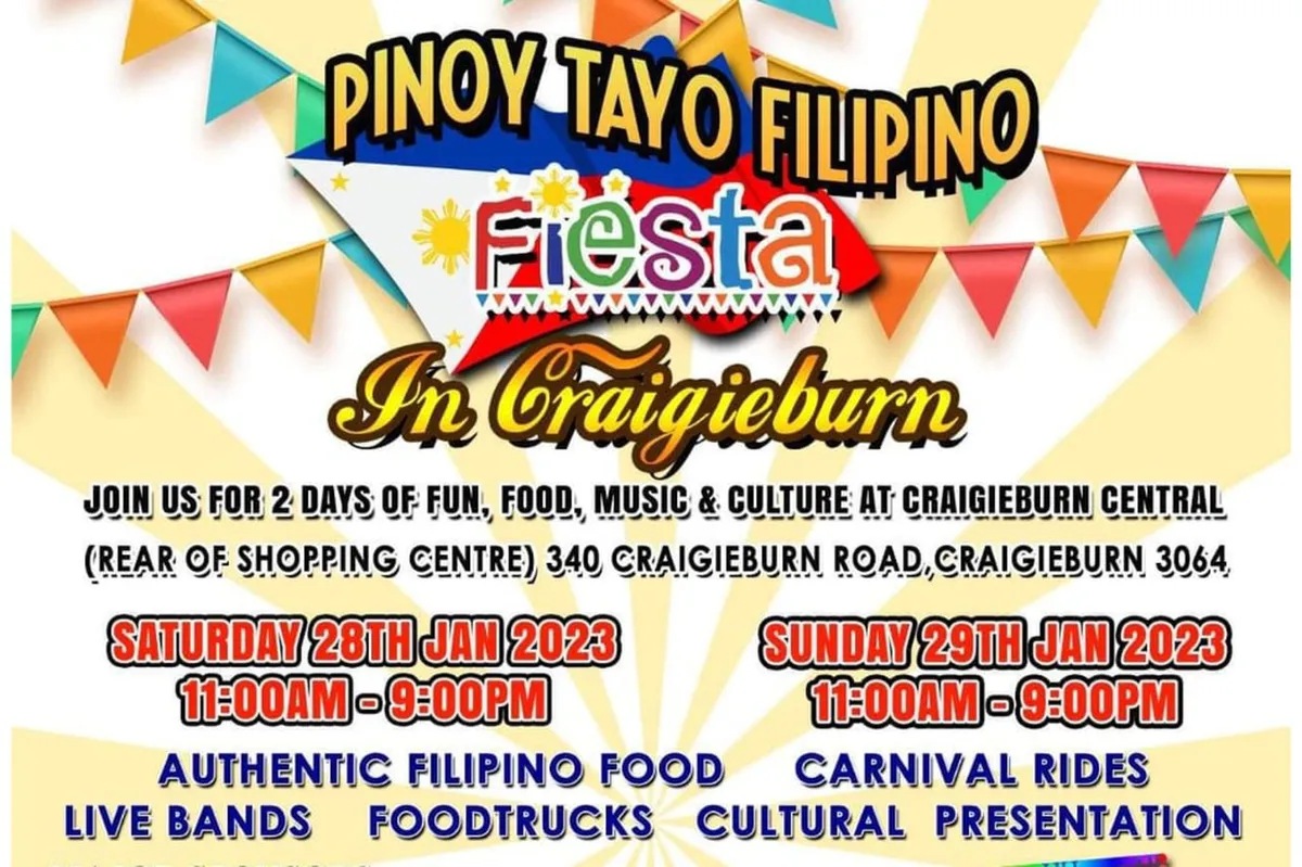Pinoy Tayo Filipino Fiesta 2023, ipinagdiriwang sa Craigieburn sa ...