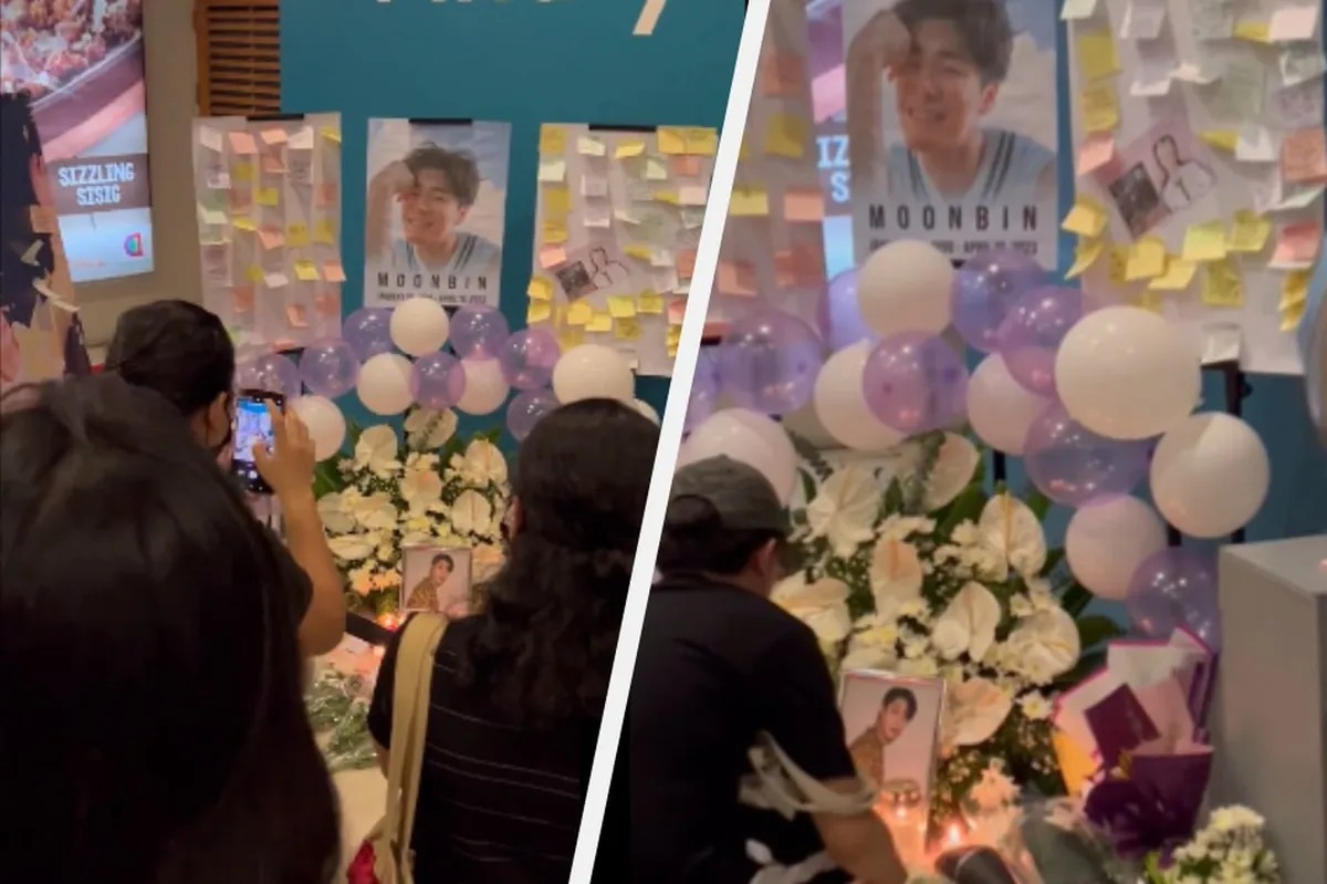 LOOK: Memorial space for Moonbin set up at his final concert venue in ...
