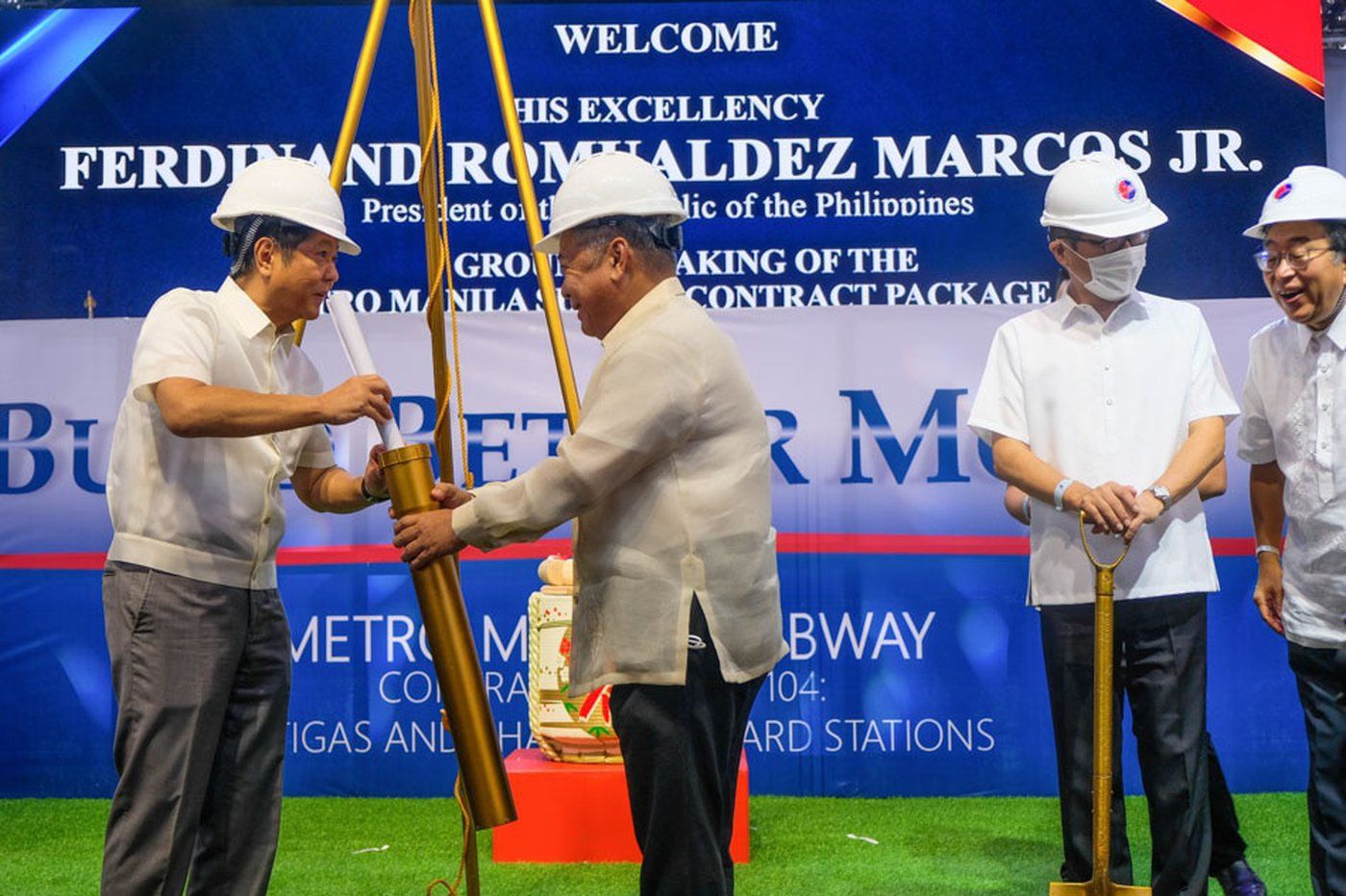 Marcos leads groundbreaking of Metro Manila Subway Project | ABS-CBN News