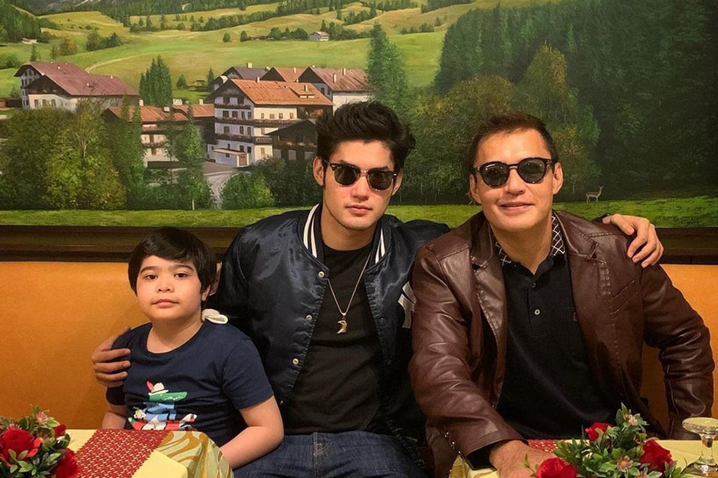 LOOK: Mark Anthony Fernandez, son Grae twinning in family photo | ABS ...