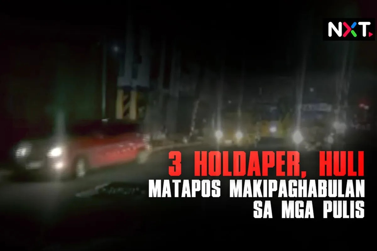 3 holdaper, huli matapos makipaghabulan sa mga pulis | ABS-CBN News