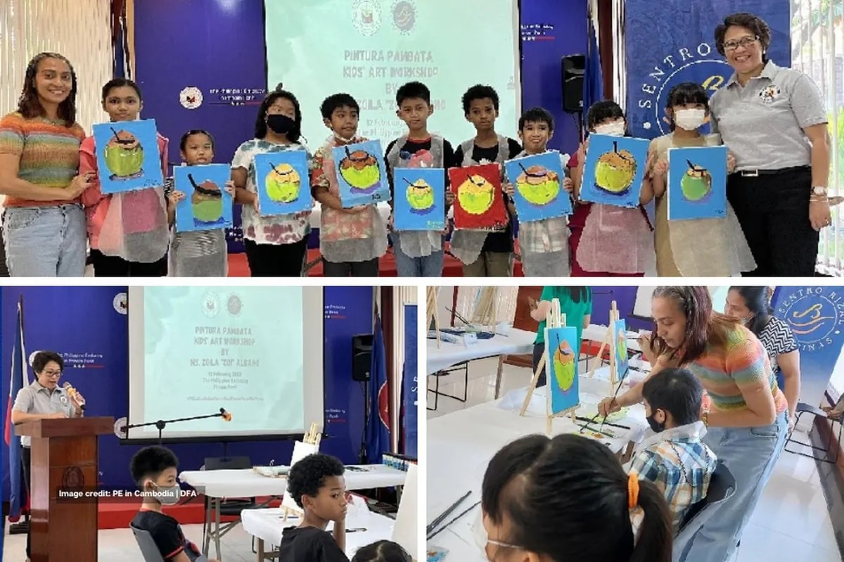 Art workshop para sa mga batang Pinoy, idinaos sa Cambodia | ABS-CBN ...