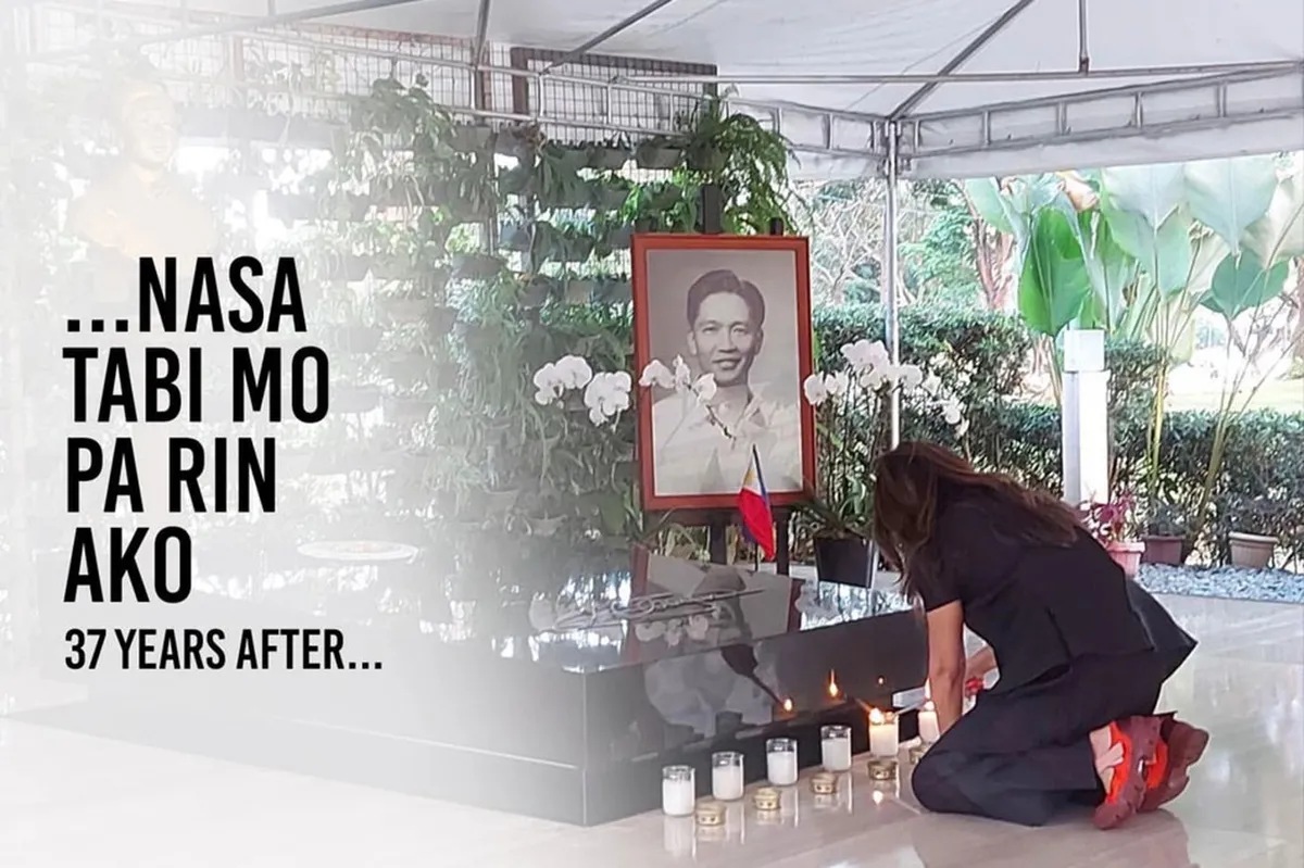 Imee Marcos visits dad’s grave; prays for peace, healing | ABS-CBN News
