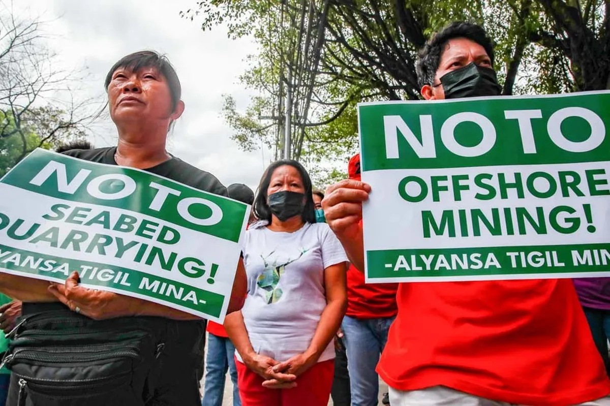 Groups demand a stop to seabed quarrying in Manila Bay | ABS-CBN News