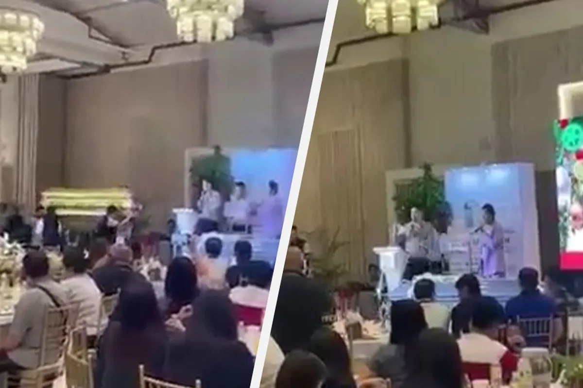 Mga kabaong, urn ginawang raffle prize sa Christmas party sa Las Piñas ...