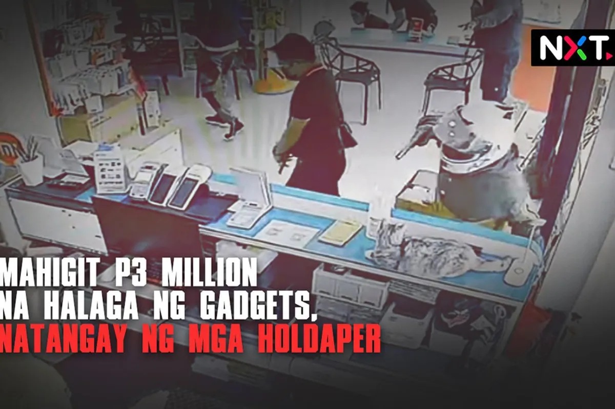 Mahigit P3 million na halaga ng gadgets, natangay ng mga holdaper | ABS ...