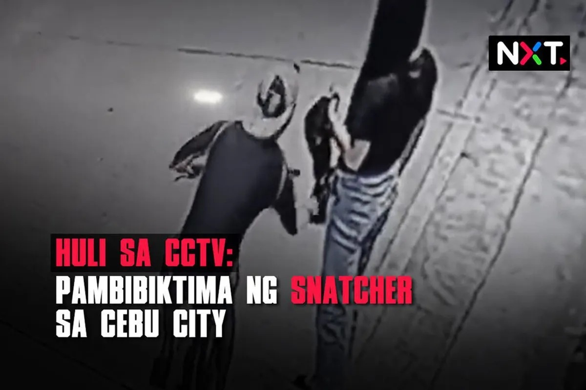 Huli sa CCTV: Pambibiktima ng snatcher sa Cebu City | ABS-CBN News