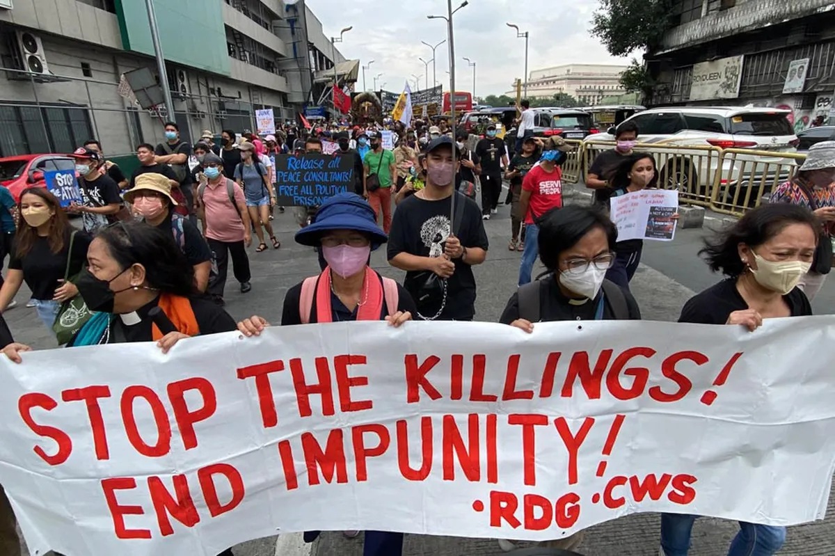 Protesters mark International Human Rights Day | ABS-CBN News