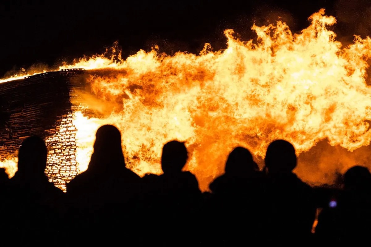 New Year bonfires in Netherlands lit a day early | ABS-CBN