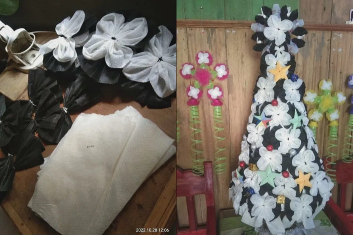 Mga dekorasyong gawa sa recyclable materials patok ngayong Christmas ...