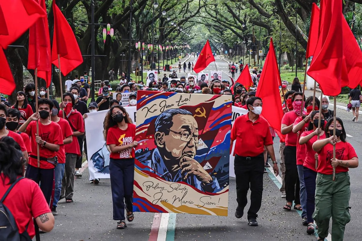 Activists honor Jose Maria Sison with a march | ABS-CBN News