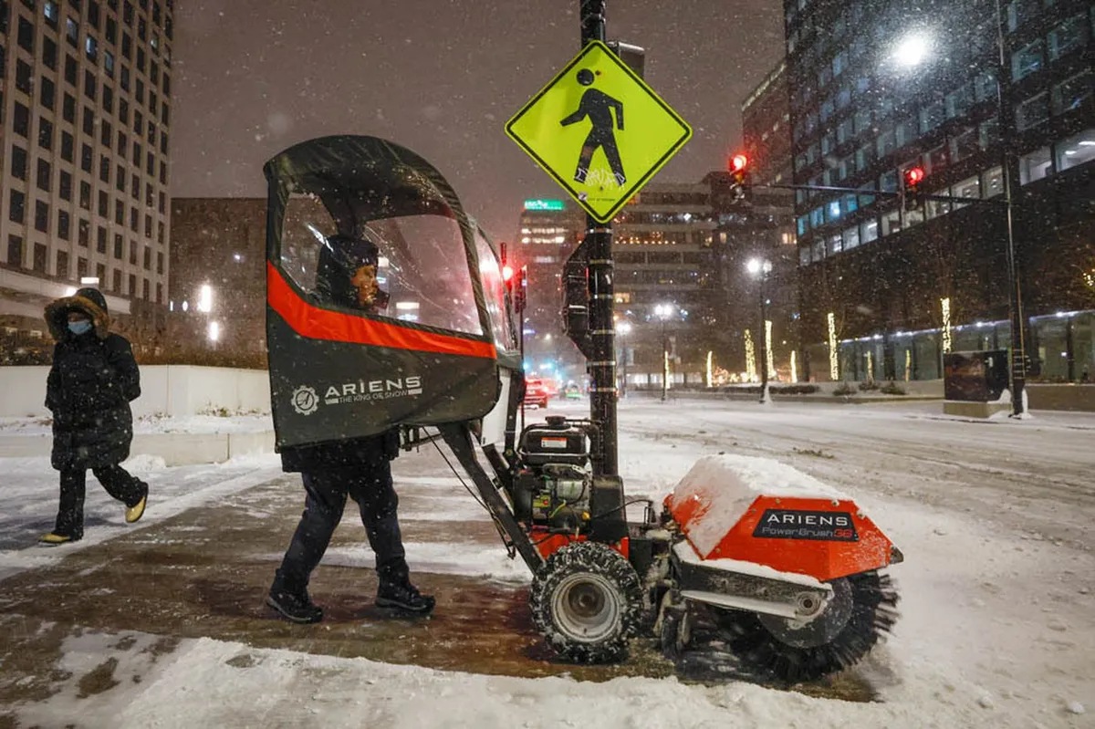 Winter storm Elliot hits Chicago | ABS-CBN