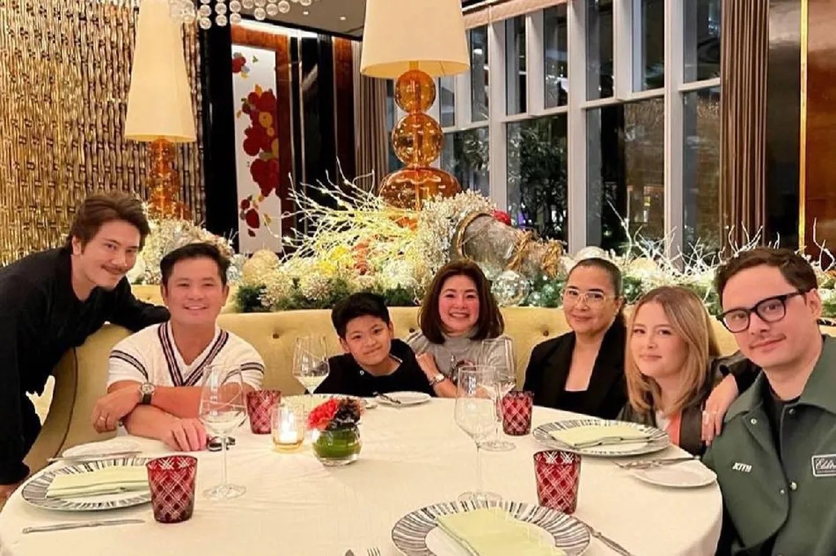 Ogie, Regine hold dinner for 'inaanaks' Alyssa Gibbs, husband | ABS-CBN ...