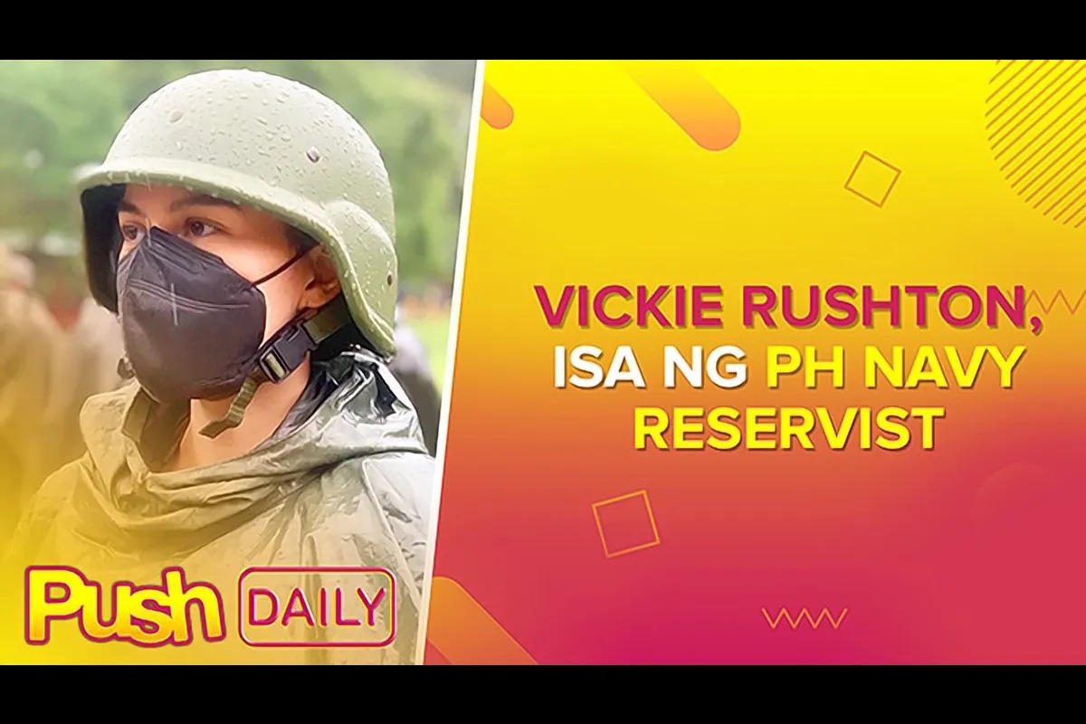 Vickie Rushton, isa ng PH Navy Reservist | PUSH Daily | ABS-CBN ...