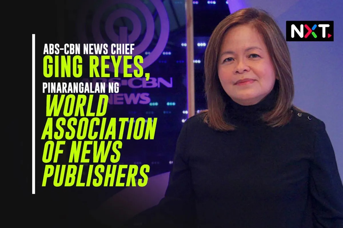 ABS-CBN News Chief Ging Reyes, pinarangalan ng World Association of ...