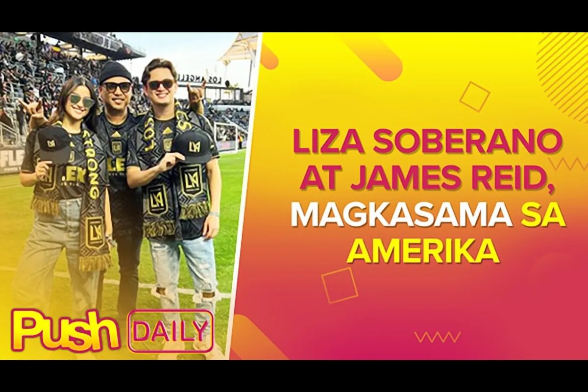 Liza Soberano at James Reid, magkasama sa Amerika | PUSH Daily | ABS ... Liza Soberano at James Reid, magkasama sa Amerika | PUSH Daily | ABS ...