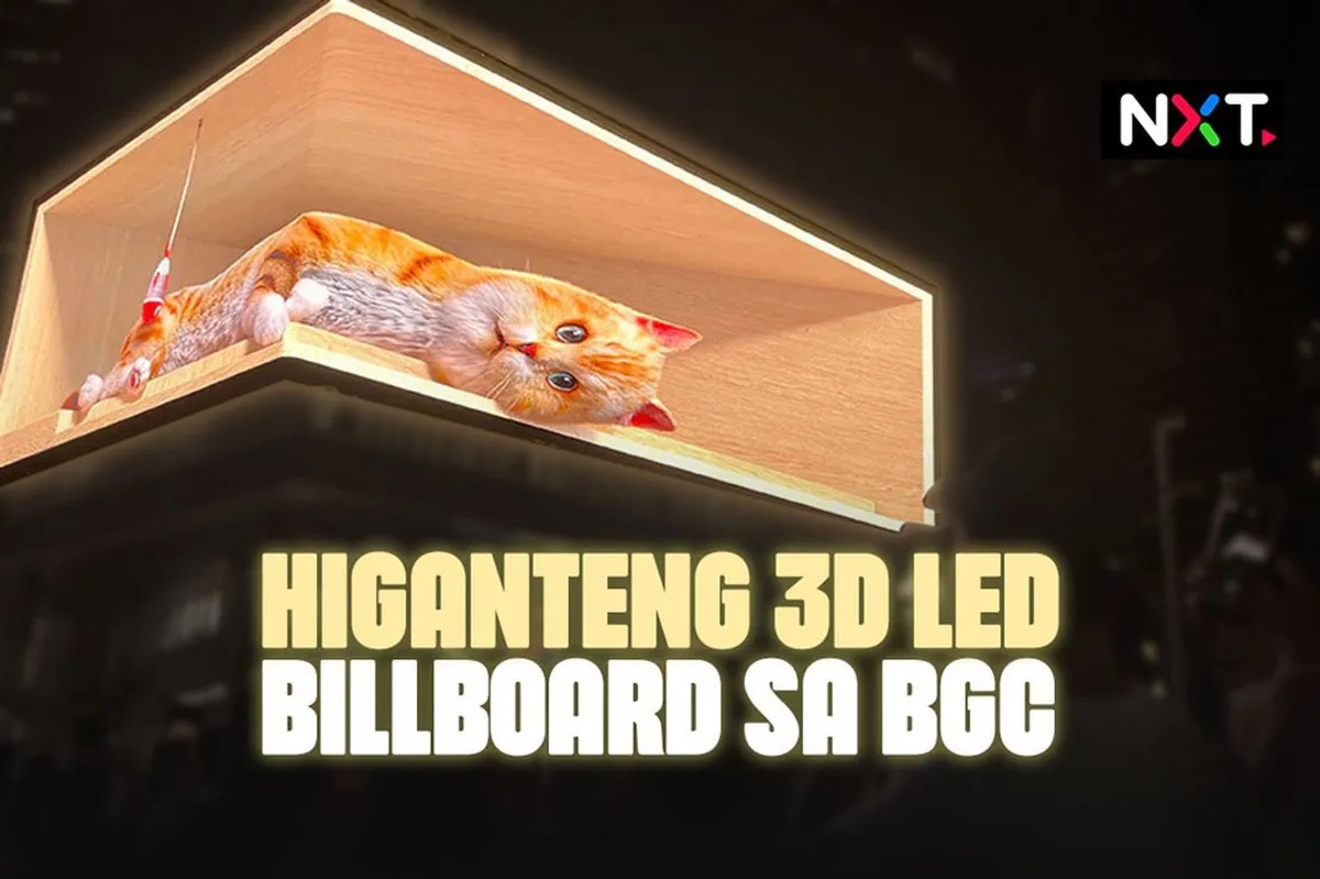 Higanteng 3D LED billboard sa BGC | ABS-CBN Lifestyle