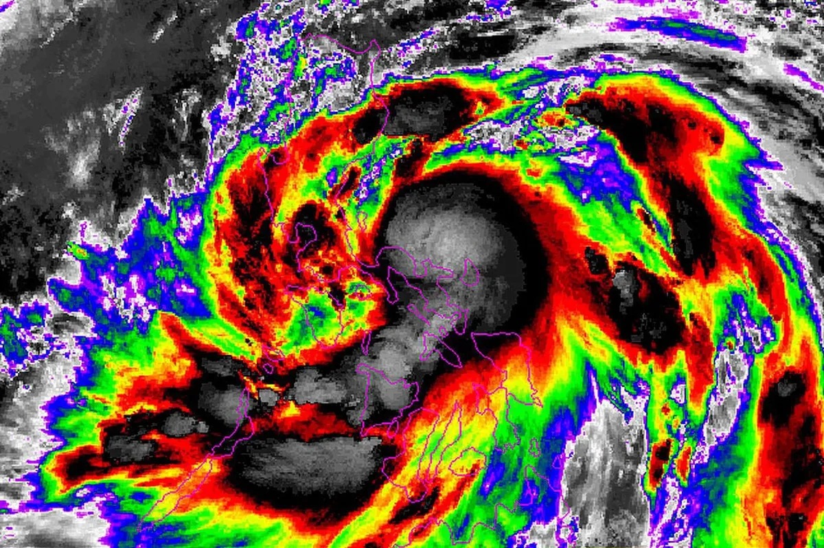 'Paeng' intensifies into severe tropical storm; Signal No. 3 up in ...