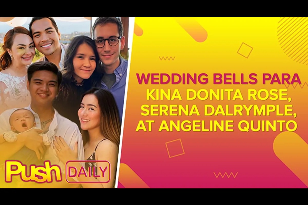 Wedding bells para kina Donita Rose, Serena Dalrymple, at Angeline ...