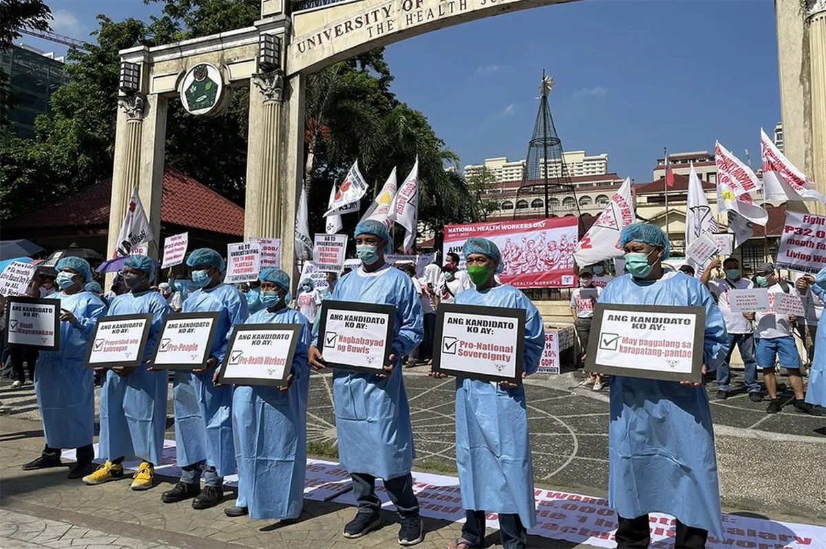 Health workers challenge candidates to heed calls to uplift living ...