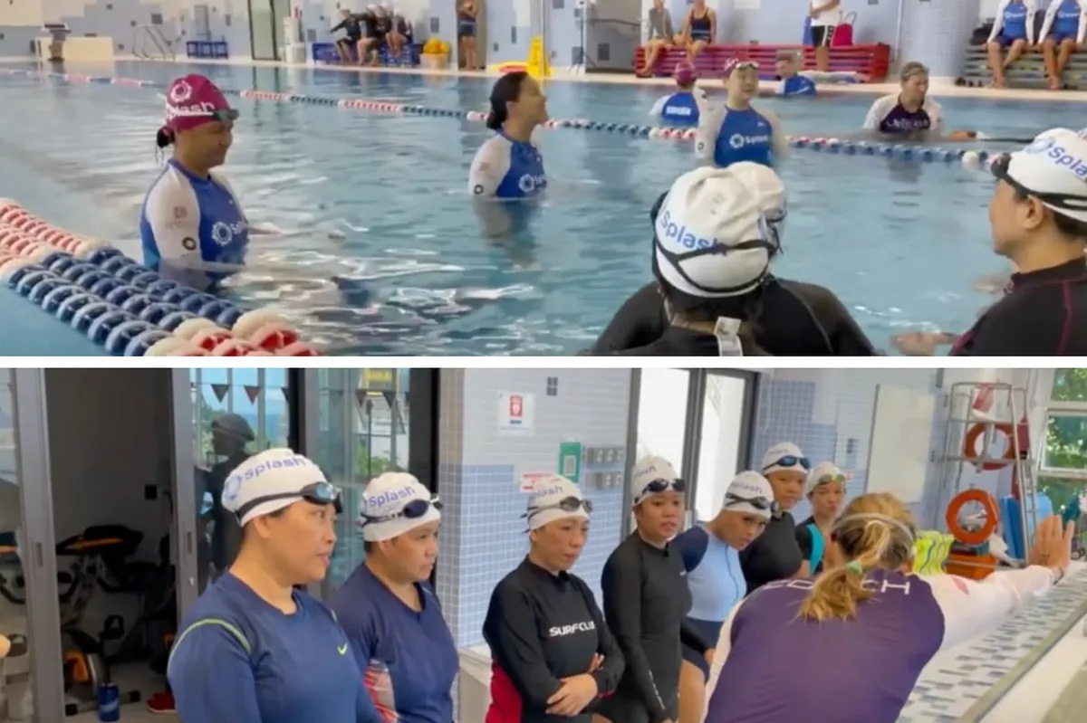 Tamang paglangoy, nagbibigay kumpiyansa sa mga OFW sa Hong Kong | ABS ...