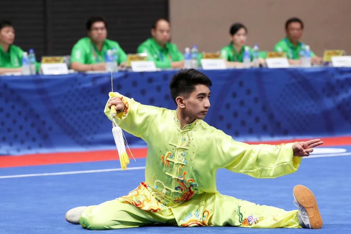 SEA Games: Jones Inso captures silver in wushu men's taijiquan | ABS ...