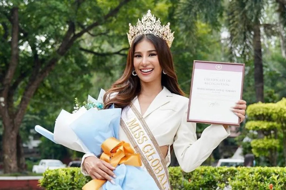 LOOK: Miss Global 2022 Shane Tormes visits alma mater | ABS-CBN Lifestyle