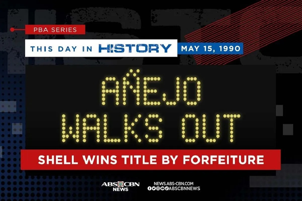 This Day in PBA History: Añejo walks out, as Shell wins 1st ...