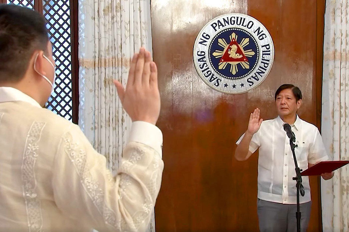 Marcos leads oath taking of new officials in Malacañang | ABS-CBN News