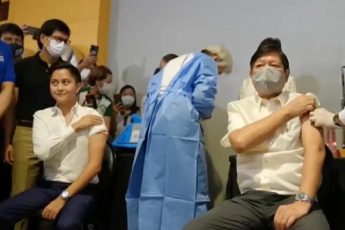 LOOK: President Marcos, son Sandro get booster shots vs COVID-19 | ABS ...